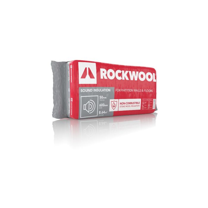 Rockwool Sound Insulation Slab 1200mm x 600mm x 50mm