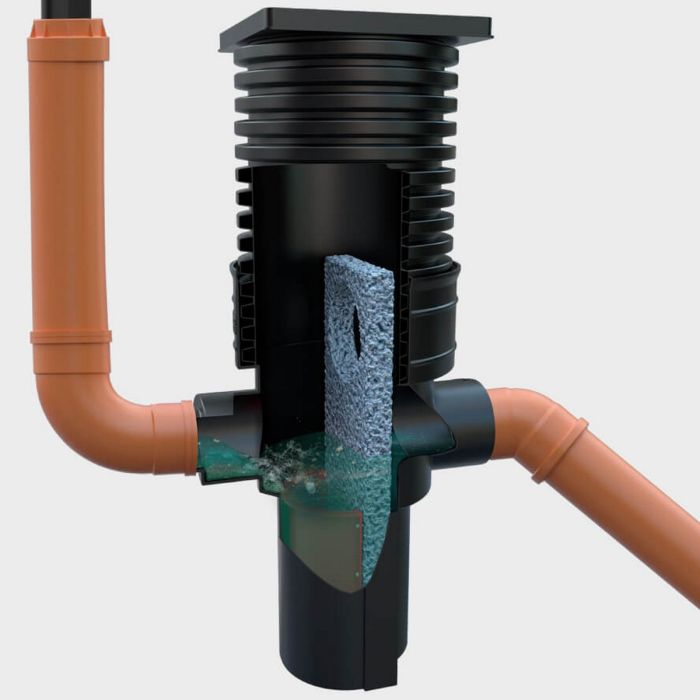 Siltblok Surface Water Silt Trap - 300mm x 1.5m - Black